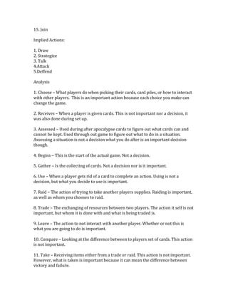 Apocalypse Survival The Card Game Pdf