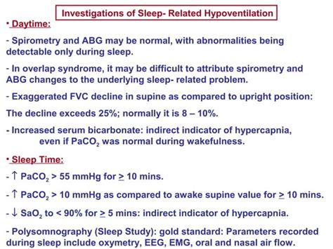 5 Central And Sleep Related Hypoventilation Ppt