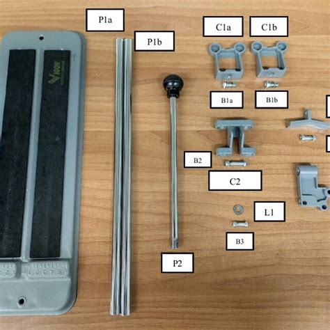 Tile Cutter Components And Bolts With Their Respective Identifiers Download Scientific Diagram