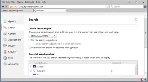 How To Add Custom Search Engines To Your Web Browser Ghacks Tech News