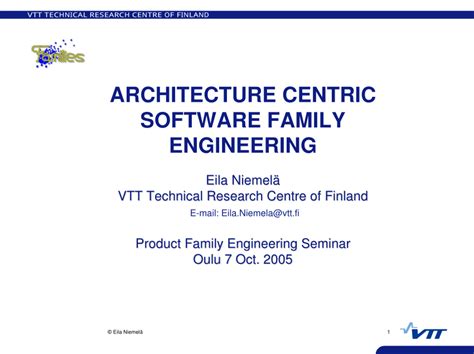 Pdf Architecture Centric Software Engineering