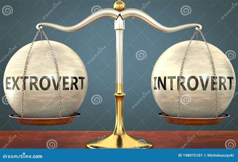 Extrovert And Introvert Comparison Outdoors And In Spare Time Vector