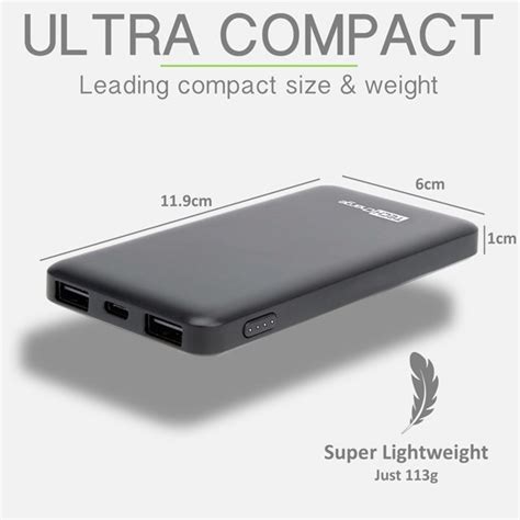 Techcharge Bonus Pack Mah Power Bank With Usb C Cable Technology Accessories Free