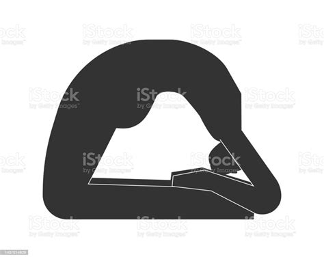 여성 캐릭터의 평평한 검은색 실루엣이 있는 벡터 격리된 그림 스포티한 여자는 요가 자세 카포타사나를 배운다 피트니스 운동 비둘기