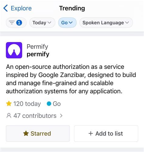Permify Is Trending On Github Again 🎉 Thanks For The Amazing Support