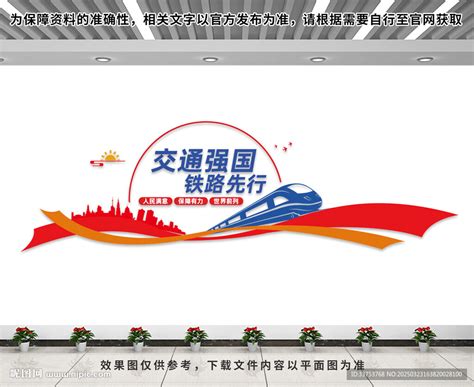 交通强国铁路先行设计图 展板模板 广告设计 设计图库 昵图网