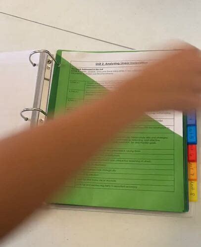 Algebra Concepts Connections Unit Linear Inequalities Bundle