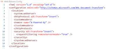 Anuraj ASP NET Core Web Config Transform For Production