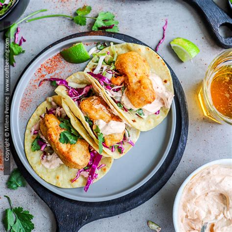 Beer Battered Fish Tacos Baja Style