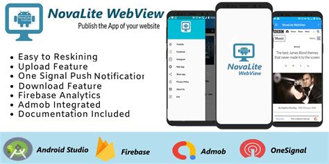 Novalite Webview Android Source Code By Sirapp Codester