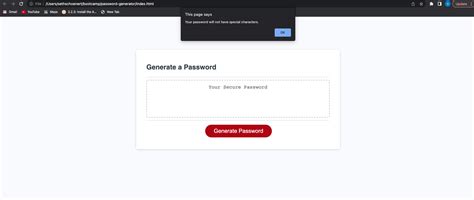 Github Sethschnrtpassword Generator This Is An Website That