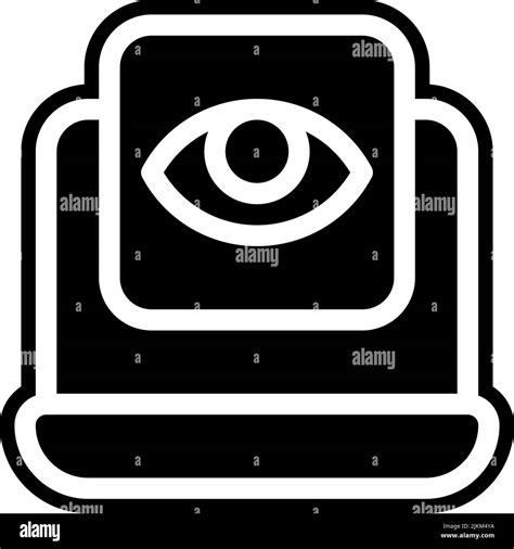 Eye Icon Black Vector Illustration Stock Vector Image And Art Alamy