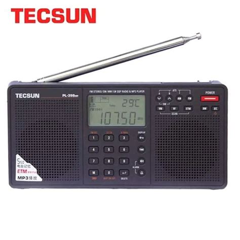 Tecsun Pl 398 Mp стереоакустическое радио Fm Портативный полнодиапазонный цифровой настройка