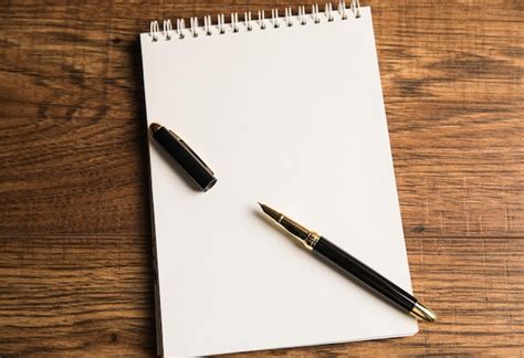 Premium Photo Notepad And Pen