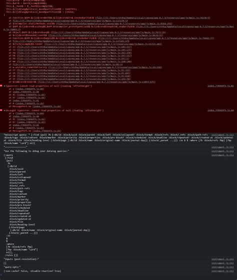 Logseq Crashes When Toggle On The Unlinked Reference Section Issue Logseq Logseq GitHub