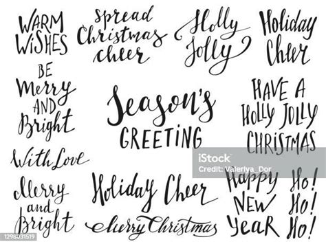 สุขสันต์วันคริสต์มาสการออกแบบตัวอักษรของ ข้อความทักทาย ภาพประกอบเวกเตอร์ Eps10 ภาพประกอบสต็อก