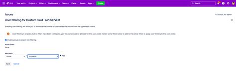 How To Setup The User Picker Custom Field Should Exclusively Display Only One Default User