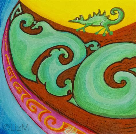 Lizard Tile Liz Lamanche