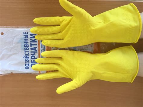 О перчатках хозяйственных: латексные с хлопковым напылением и виниловые ...