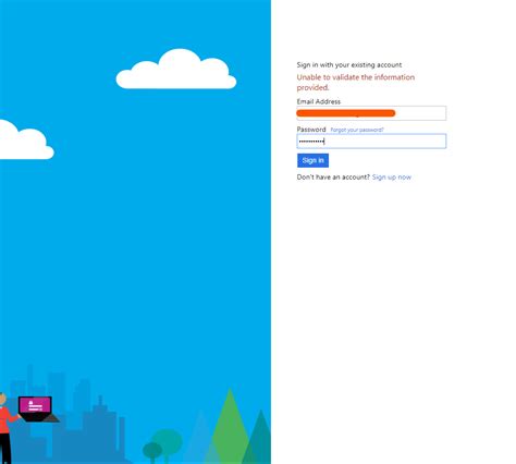 getting error while doing sign in using custom policy in azure active