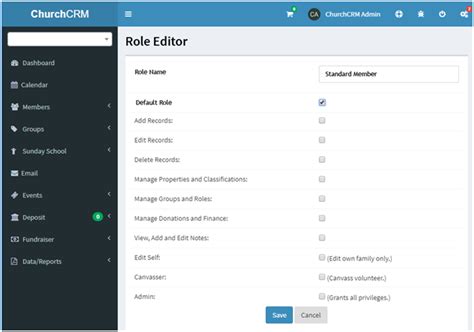 User Story Roles And Permissions · Issue 3428 · Churchcrmcrm · Github