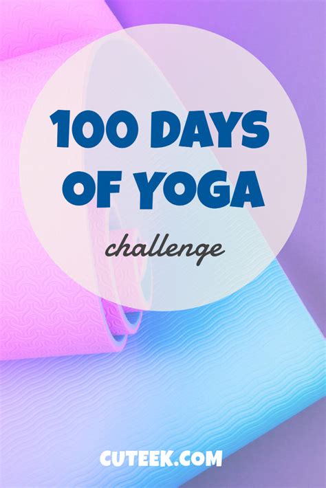 100 days of yoga challenge cuteek