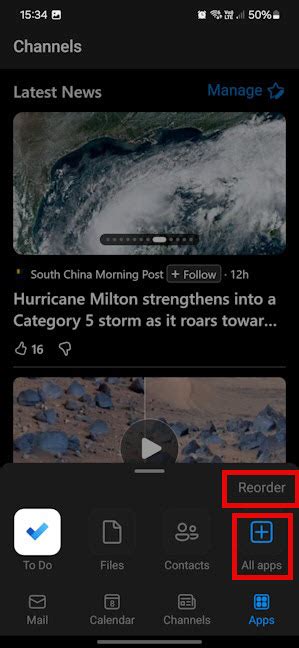 How To Remove Channels From The Outlook App For Android And IOS