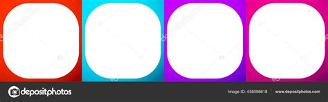 Blank Empty Rounded Square Button Badge Pin Shape Design Element Stock Vector By ©vectorguy