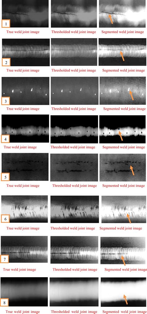 True Thresholded And Segmented Weld Joint Image Comprise 1 Cr 2 Uc