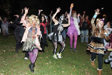 Zombie Horde Brings ‘thriller Dance Mob Back To Celebrate Halloween