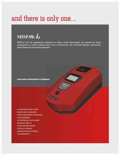 Mispa I2 Protein Analyzer At Best Price In New Delhi By Millenium