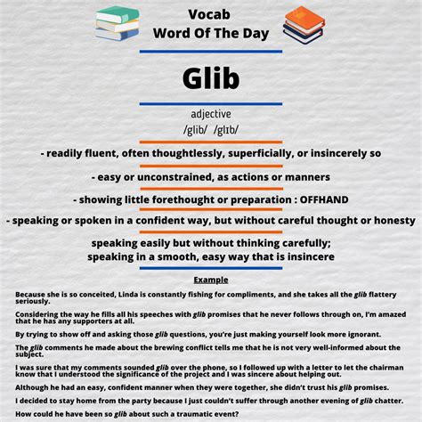 Glib Rvocabwordoftheday