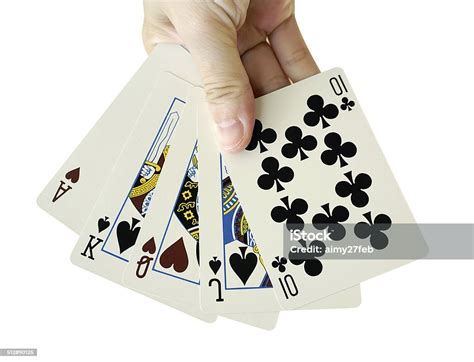 손으로 게임하기 카드 흰색 바탕에 그림자와 도박에 대한 스톡 사진 및 기타 이미지 도박 사진 이미지 수평 구성 Istock