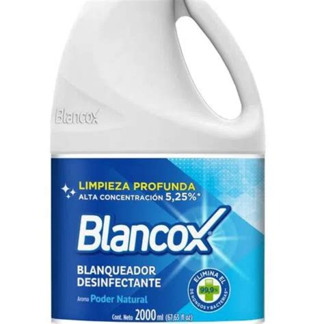 Blanqueador Poder Natural Blancox 2lts Mercalan