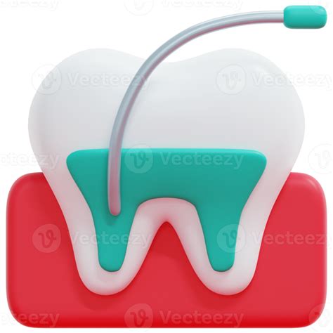 Root Canal 3d Render Icon Illustration 12041698 Png