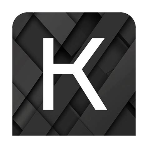 Premium Photo Image Icons Square K Black Rectangle Background