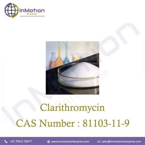 Clarithromycin Api Powder 99 25 Kg At Best Price In Surat Id 2849505198762