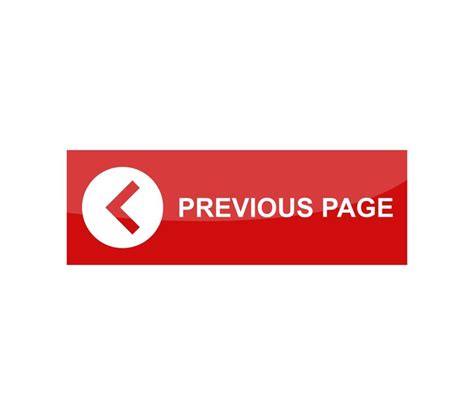 Premium Vector Previous Page Button
