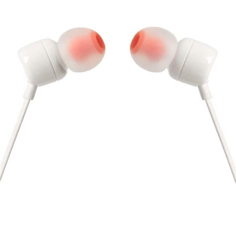 FONE DE OUVIDO JBL TUNE110 BRANCO C MICROFONE P3