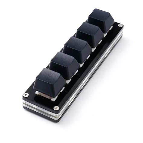 Custom Mini 5 Keys Keyboard Usb Wired Diy Shortcut Programmable Macro