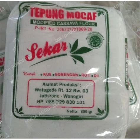 Jual Tepung Mocaf Tepung Singkong 800 Gr Tepung Casava Tepung Singkong