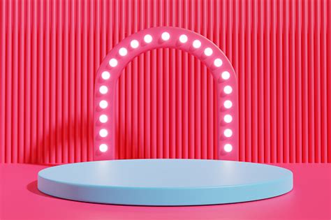 3d 렌더링 제품 최소 프리젠 테이션을위한 빈 빨간색 연단 화장품 스탠드 중국 설날 새해 복 많은 새해 발렌타인 데이 배너 판매 제품 프리젠 테이션 빈 디스플레이 3차원