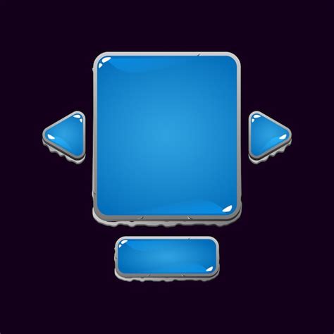 Premium Vector Set Of Glossy Wooden Game Ui Board Pop Up For Gui Asset Elements