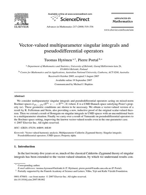 Vector Valued Multiparameter Singular Integrals And Pseudodifferential