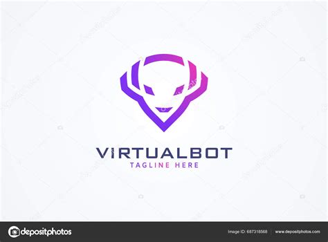 Bot Logo Design Letter Virtual Assistant Bot Vector Illustration Stock Vector By ©jerrycreative7