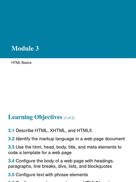 Module 3 Html Basics Pdf Module 3 Html Basics Pdf