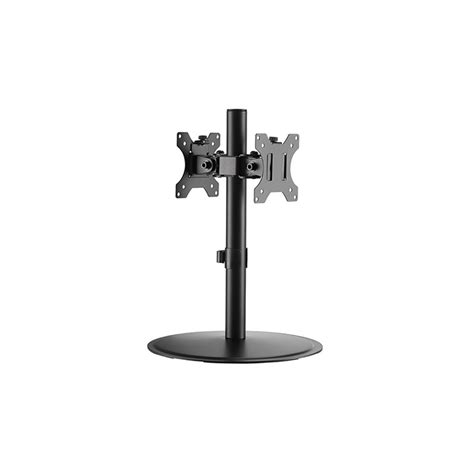Articulating Pole Mount Single Dual Monitors Stand Fits For 13 To 32