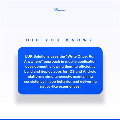 Luk Solutions On Linkedin Techinnovation Crossplatformdevelopment