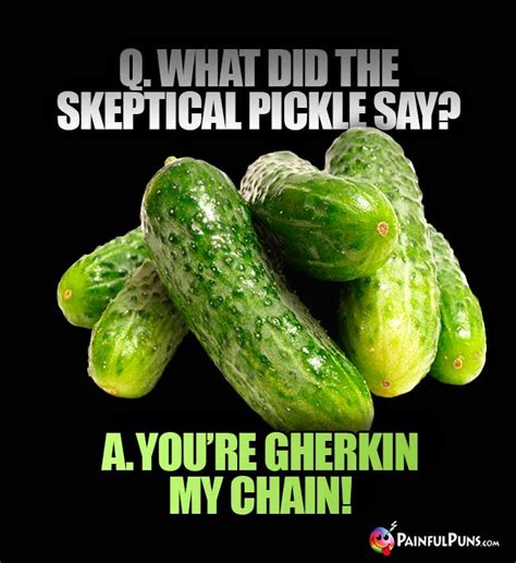 Pickle Humor Cucumber Jokes Dilly Puns 2