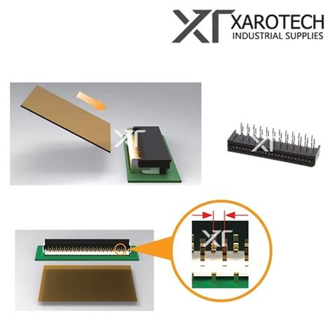 Adam Tech Pcb B Xx Sa Pins Lif Flex Circuit Connector Flexible Printed Circuit Fpc
